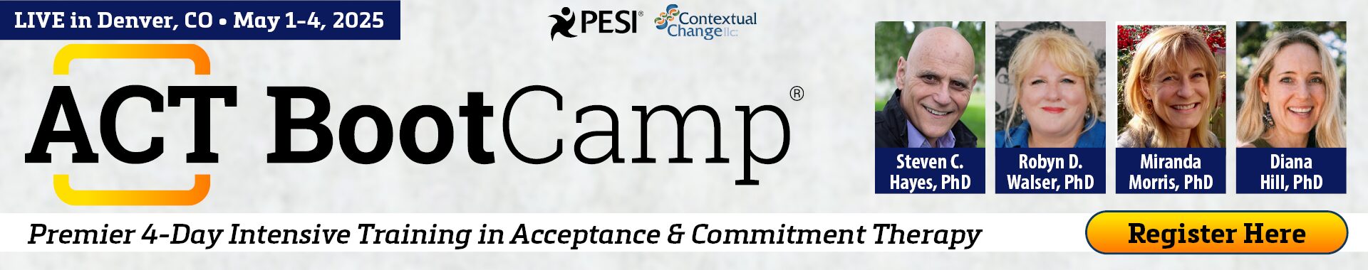 ACT BootCamp: The Premier 4-Day Training in Acceptance & Commitment ...